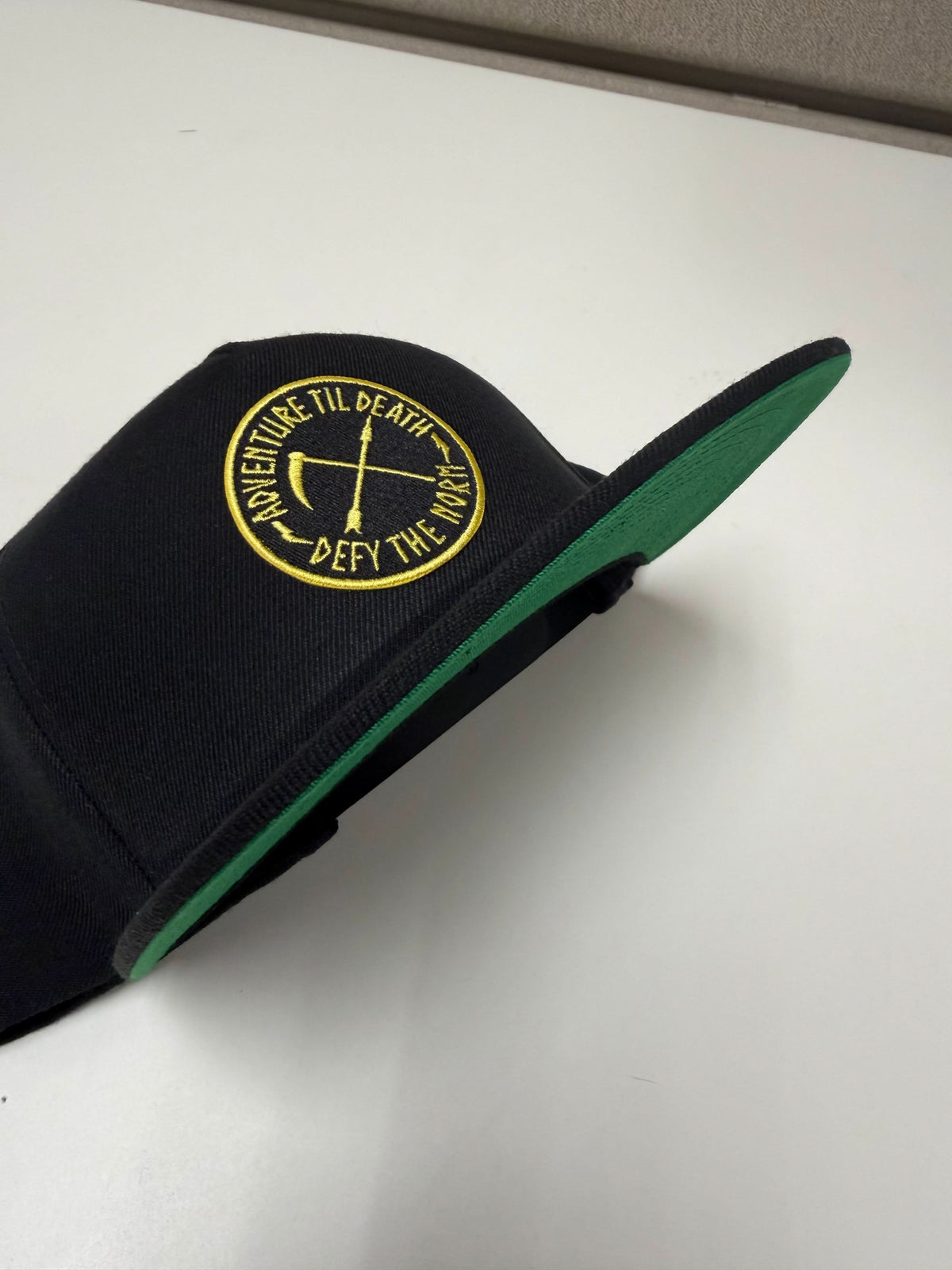 Adventure Til Death Snapback Hat – We Defy The Norm